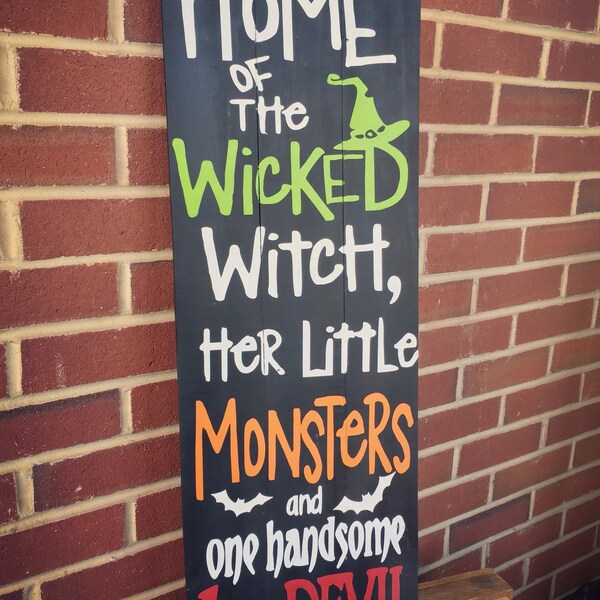 Wicked Witch Sign - Etsy