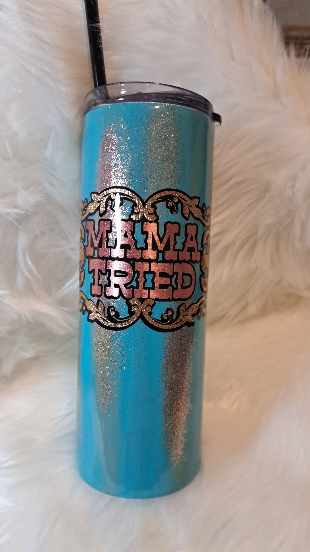 Mama Tried Skinny Tumbler - Etsy