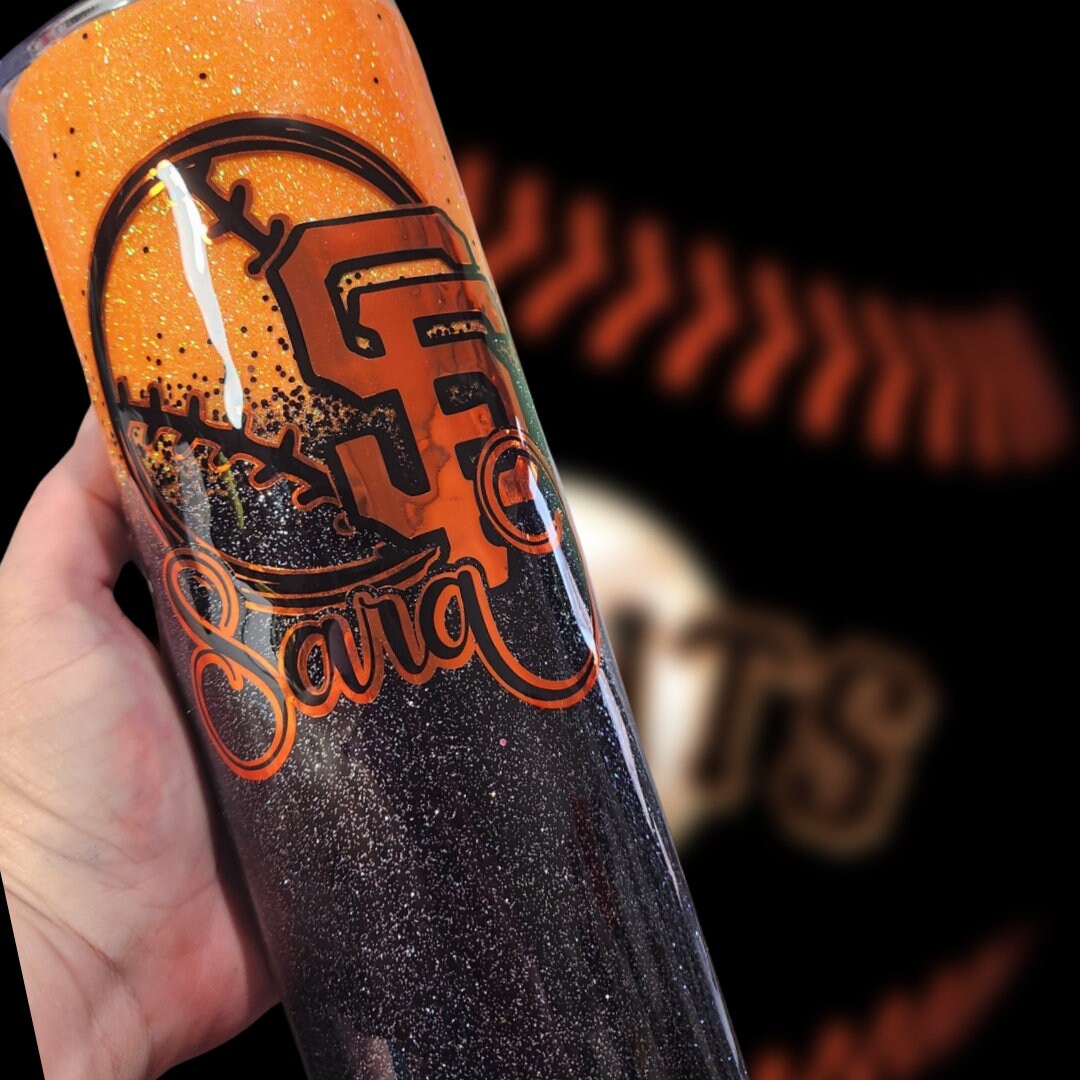 Giants Glitter Tumbler - Etsy