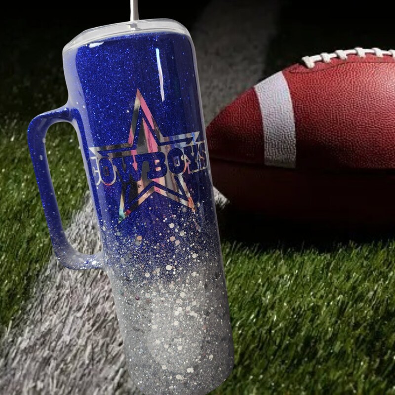 Dallas Cowboys Cup With Lid - Etsy