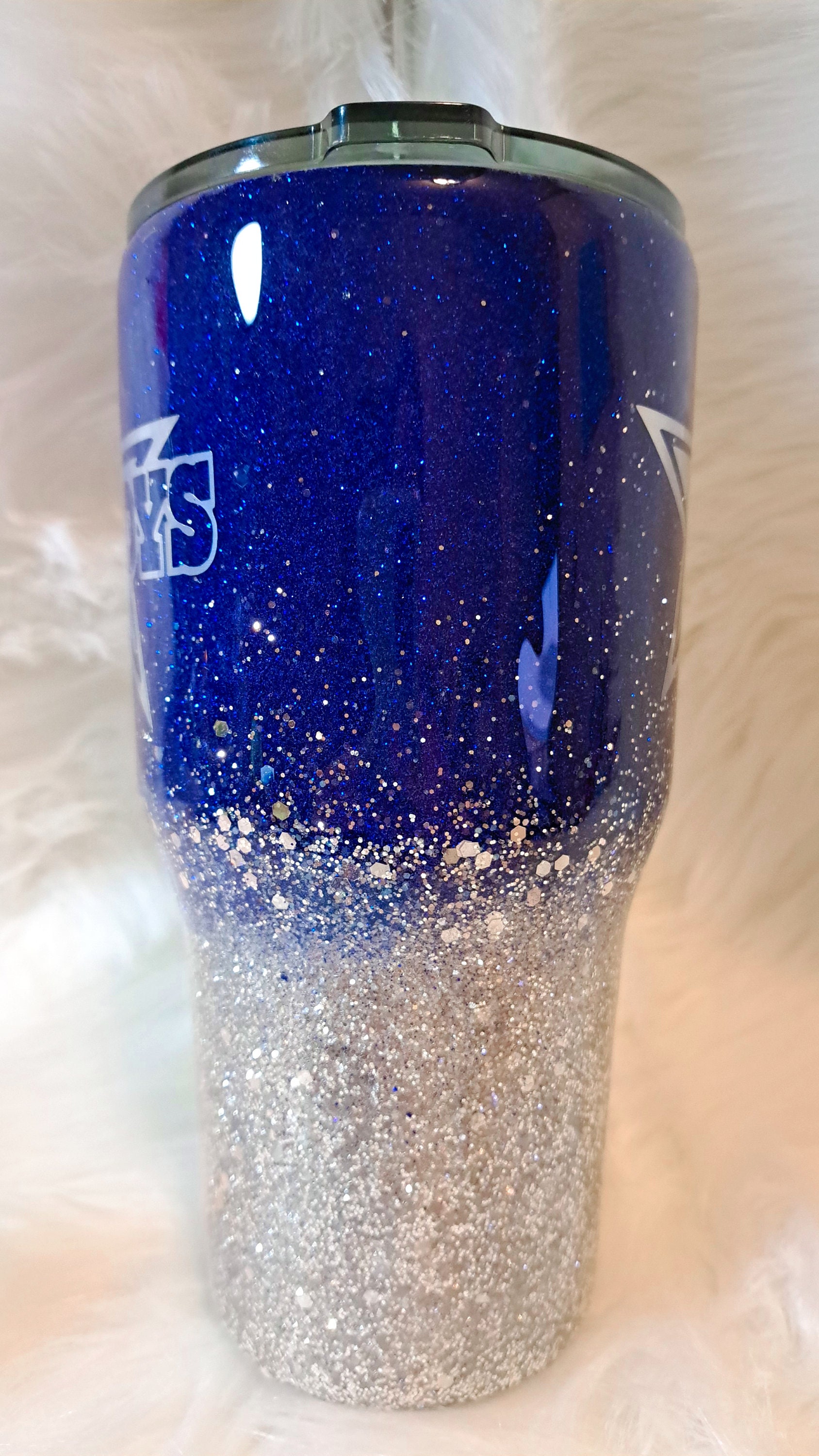 Cowboys Glitter Tumbler - Etsy