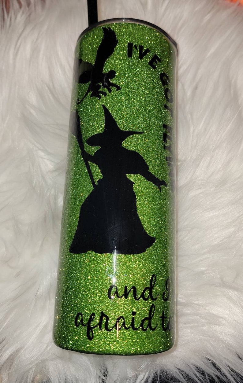 Wicked Witch of the West Glitter Tumbler - Etsy