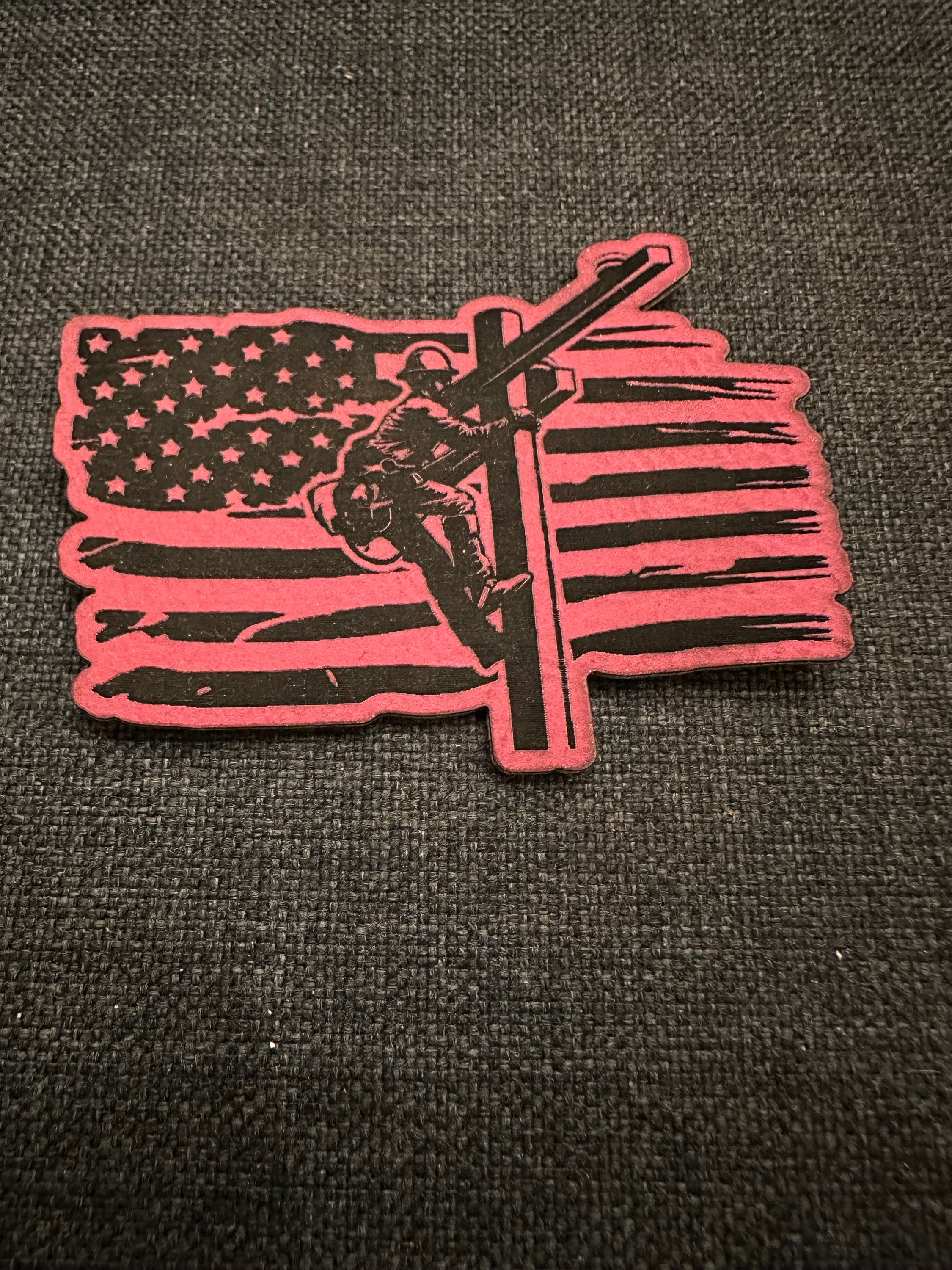 Lineman Flag Patch Trucker Hat, Richardson 112 6 Panel, Lonestar ...