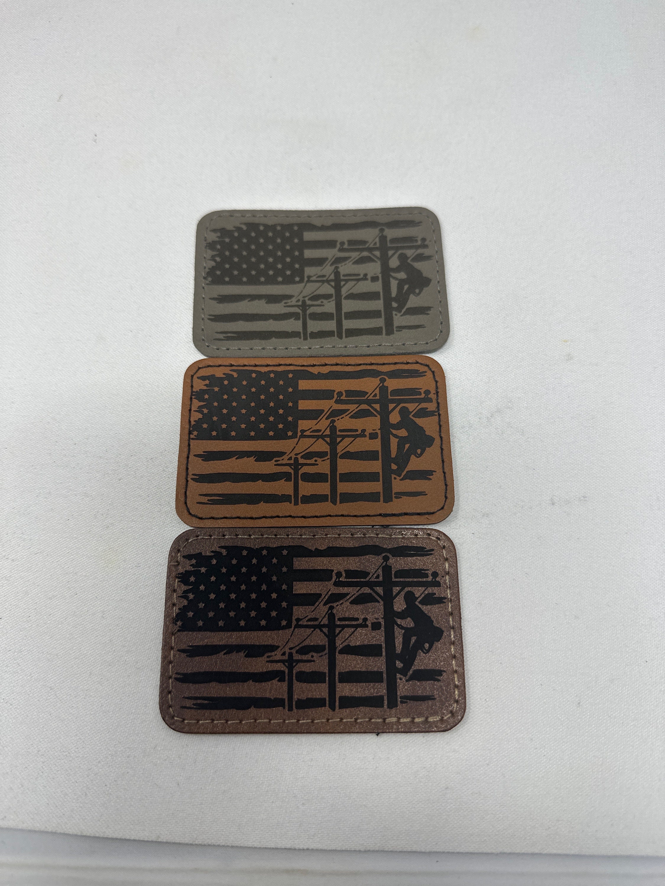 2 X 3 Lineman Flag Patches (iron On) - Etsy