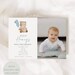 Editable Bear 1st Birthday Party Invite, Blue Bear Invite, Boys First ...