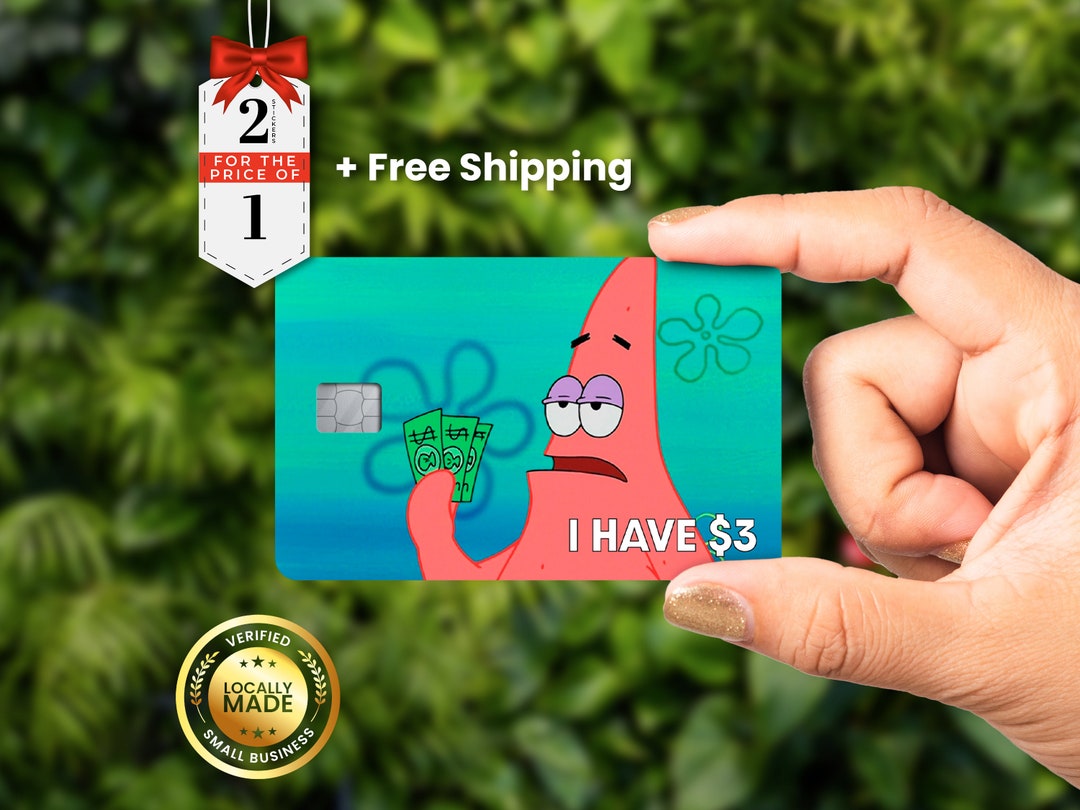 Spongebob Credit Card Skin Credit Card Sticker Custom Debit Card Skin ...