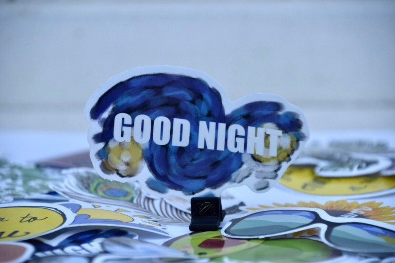 Good Night Sticker - Etsy