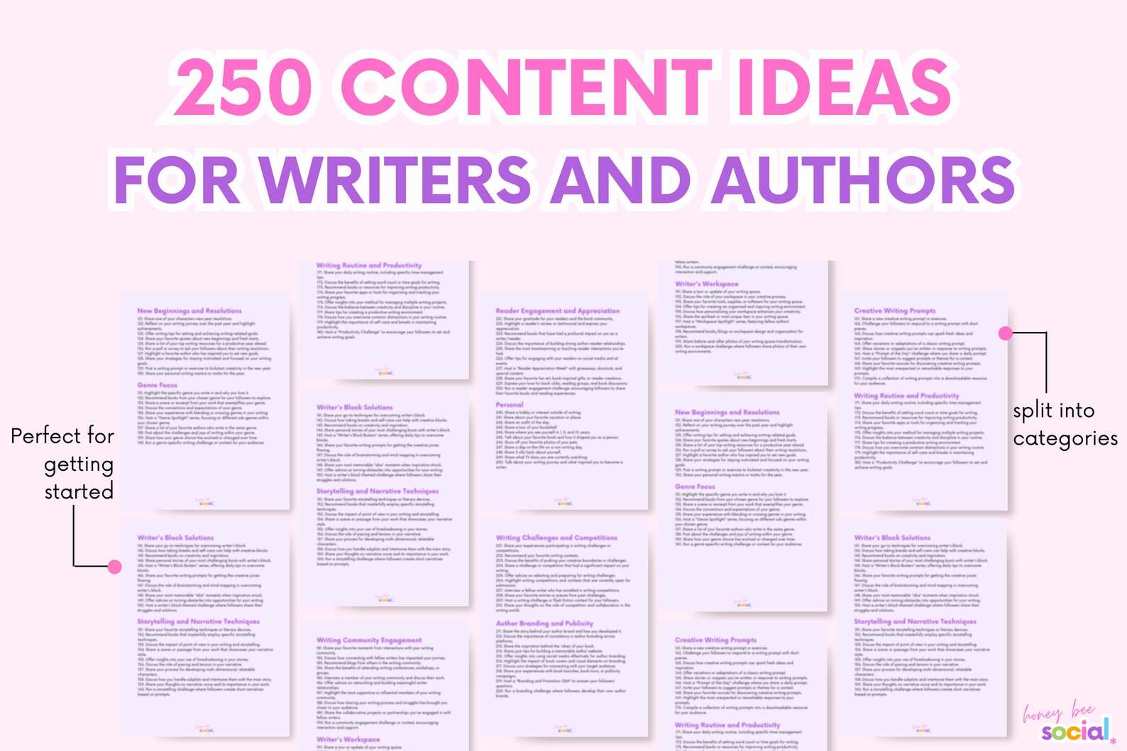 250 Social Media Content Ideas for Authors & Writers | Instagram Tik ...