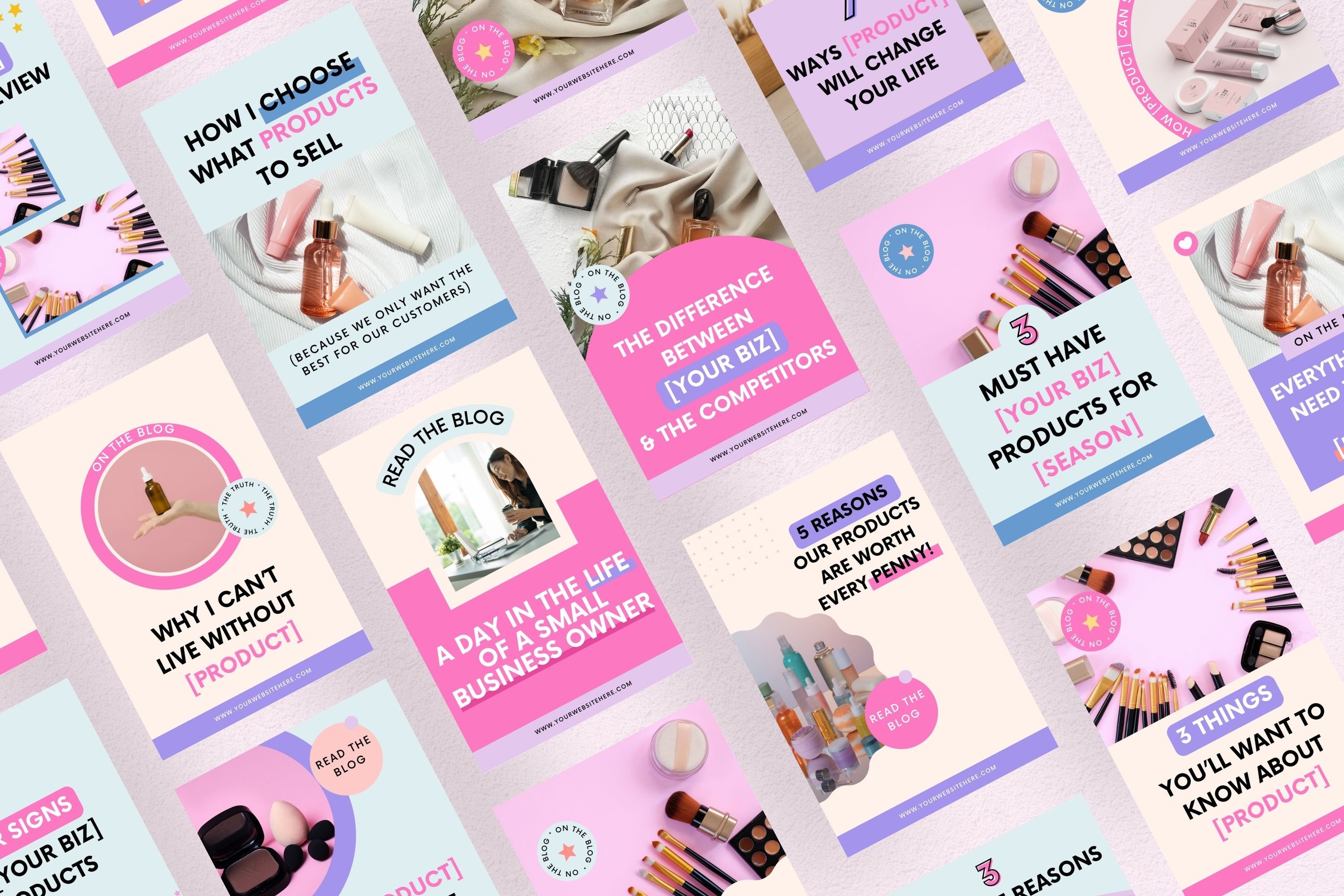 52 Pinterest Templates & Blog Ideas | Canva Templates | Pinterest Pins ...