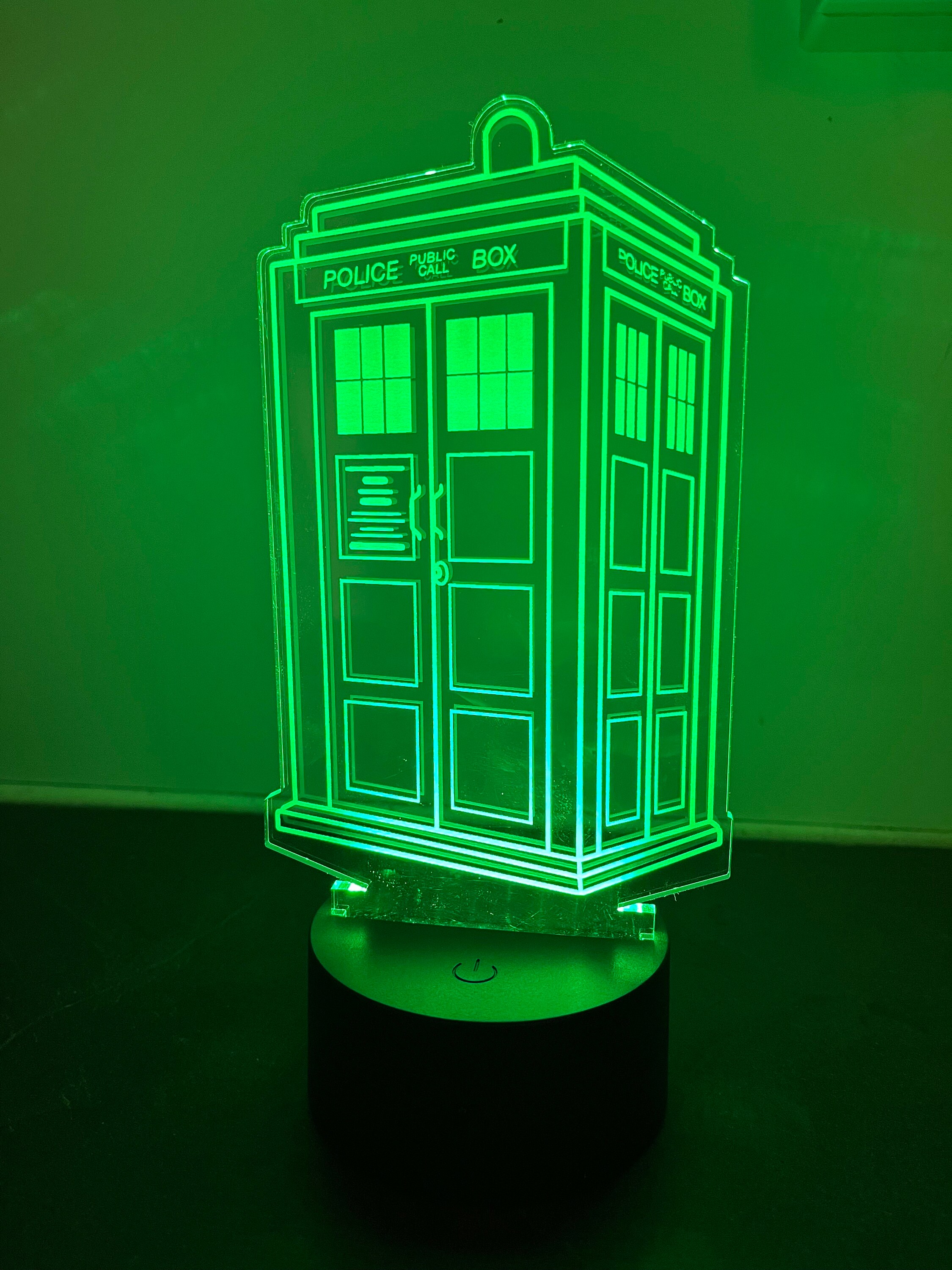 Personalised Acrylic LED Night Light, Children Bedroom Accessories With ...