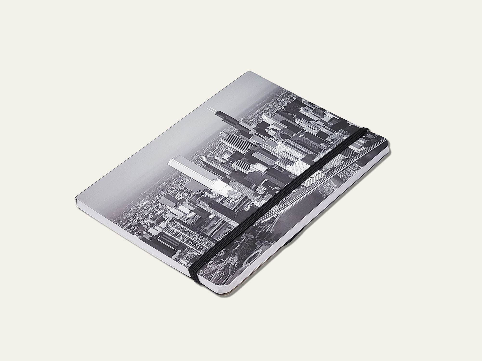 Chicago Skyline Travel Notebook | Set of 2 Notebooks | 120 Blank Pages ...