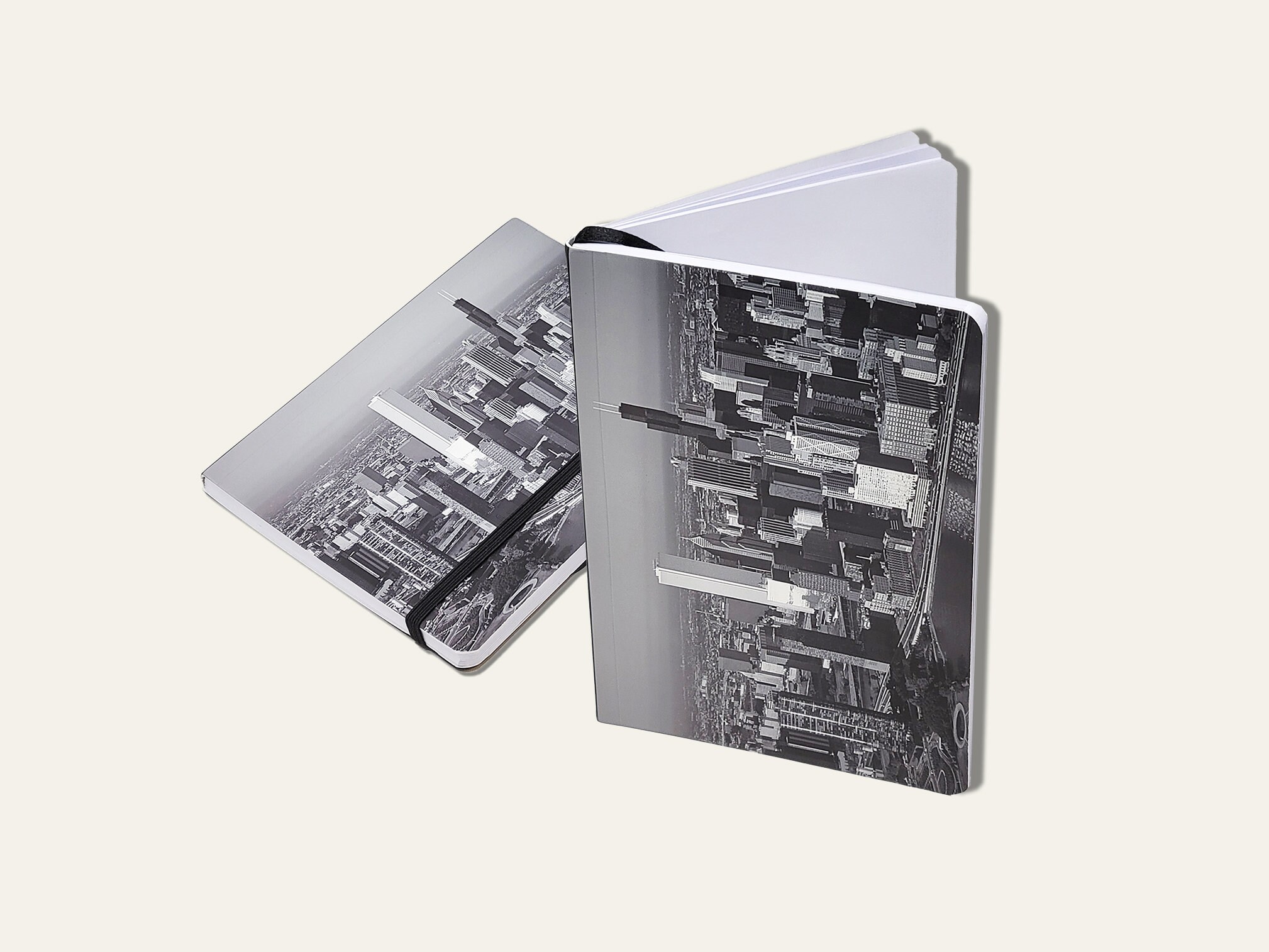 Chicago Skyline Travel Notebook Set of 2 Notebooks 120 Blank Pages ...