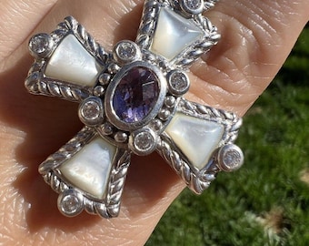 Judith Ripka Cross - Etsy