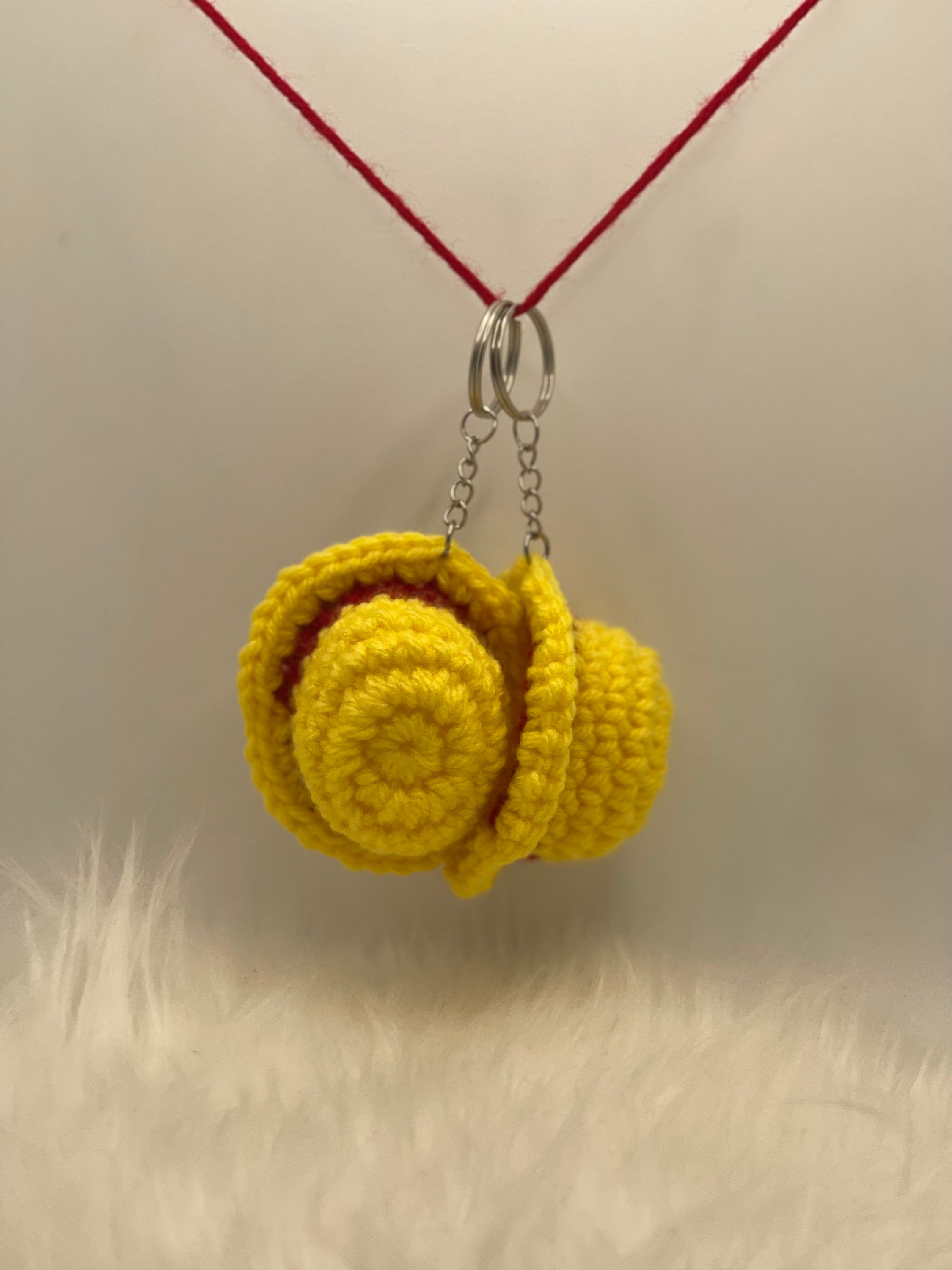 Luffy One Piece Crochet Keychain Hat | Etsy