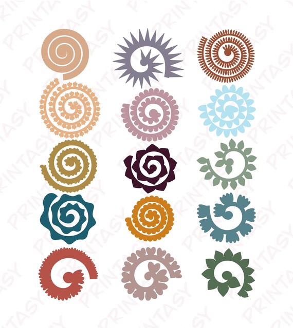 PNG Plotten Roll up flowers / vector / Dekoration / Diy / ohne - Etsy.de