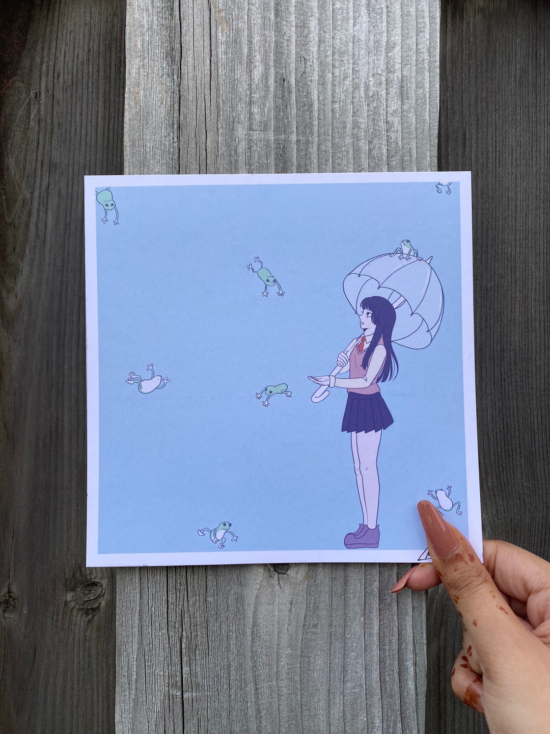 Hand-made Art Print Magical Anime Design - FREE SHIPPING - Etsy