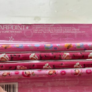 Vtg Strawberry Shortcake Pencils NIB 4 Pencils Starpoint Dic ...