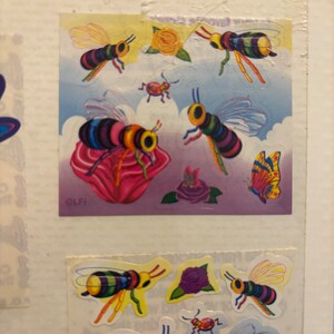 4 Lisa Frank 90s Sticker Mods Vintage Stickers LFI Cheer Bears Bumble ...