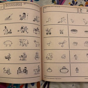 Retro 80s SRA Workbooks by Thelma Gwinnett Thurstone Learning to Think ...