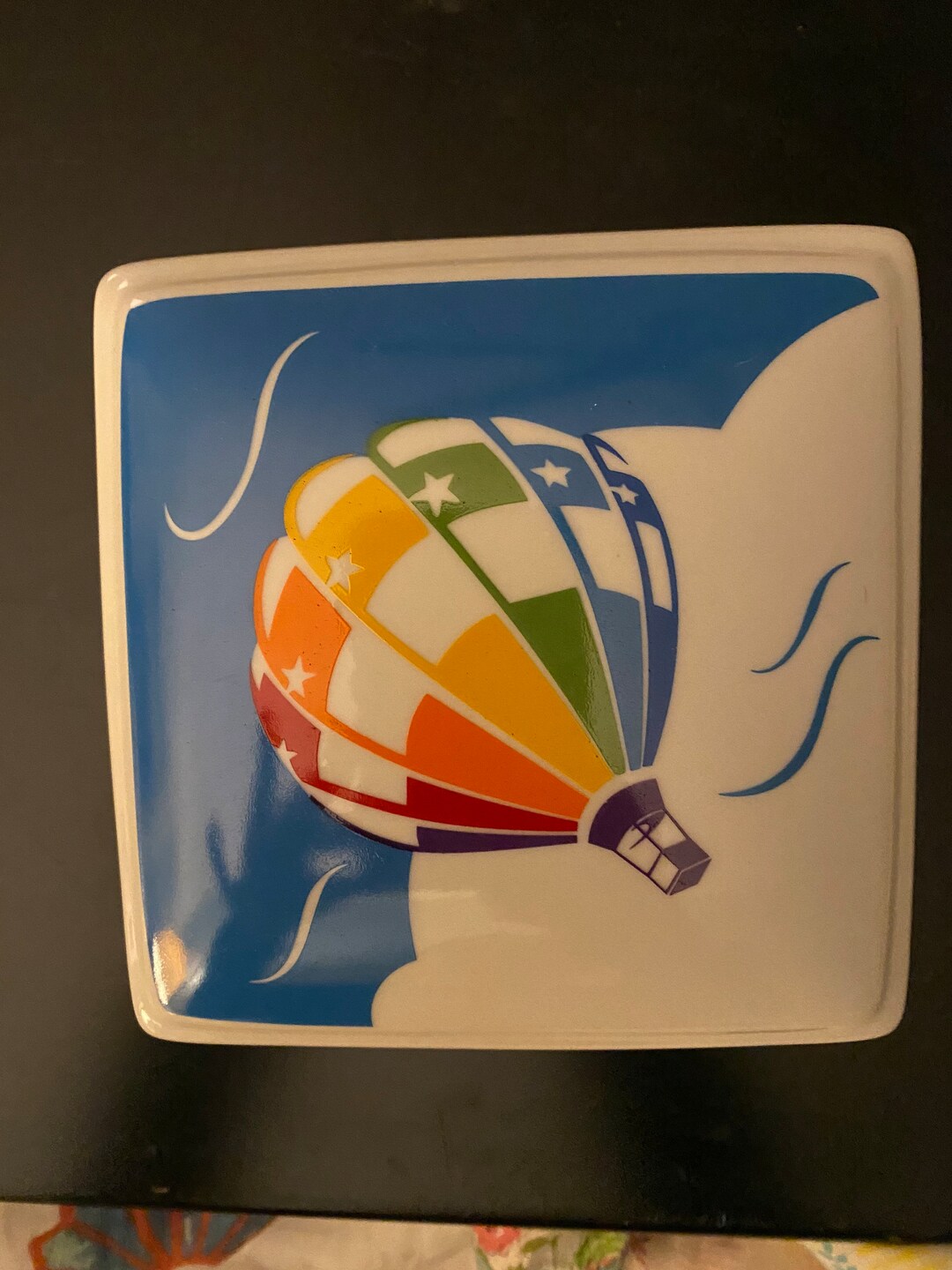 Vintage Hot Air Balloon Pride Trinket Box Rainbow Volunteering Expands ...