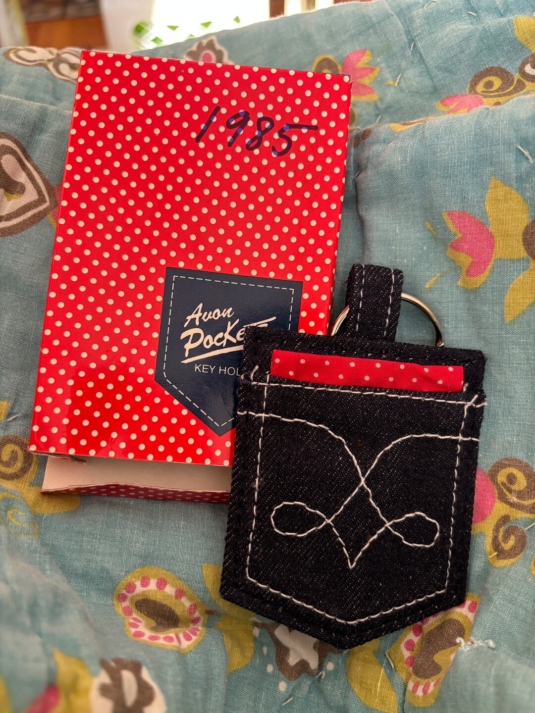 Vtg Avon Jean Pockets Key Holder Denim Jean Avon Key Chain NIB - Etsy