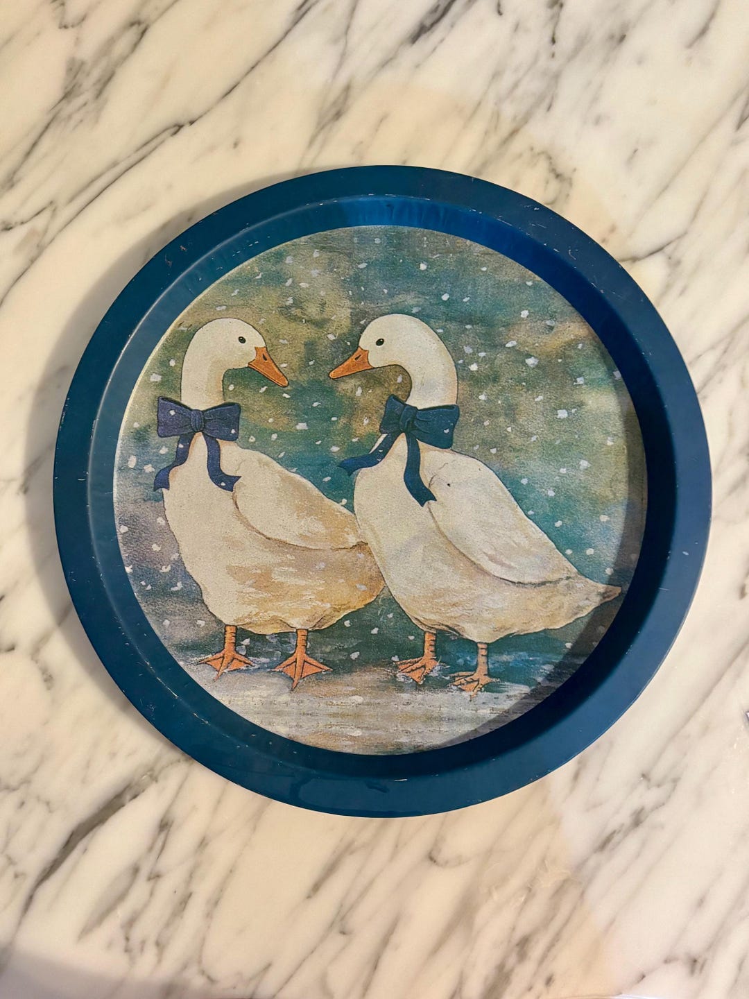 Vintage Country Ducks Tray 80s Geese 80s Duck Christmas Ducks - Etsy