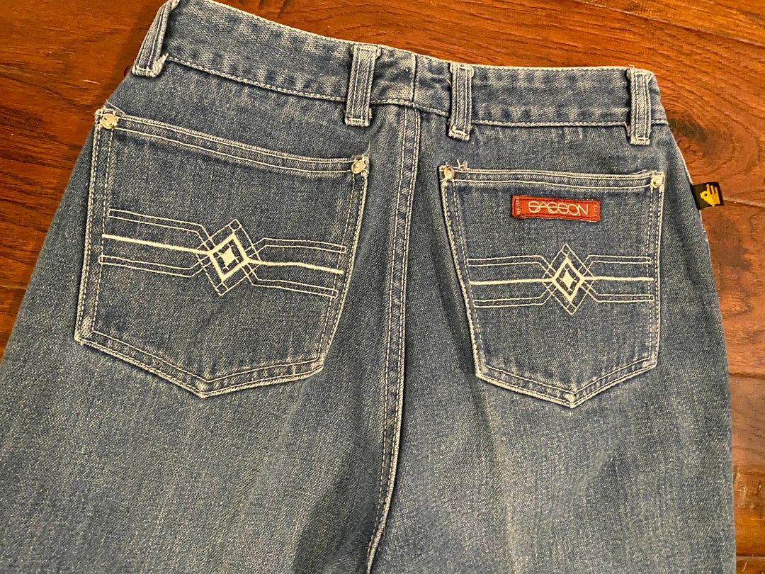 Vintage 80s Pleated Retro Sasson Mom Jeans High Waist Back to School ...