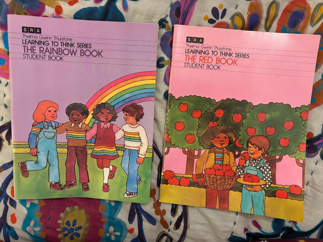 Retro 80s SRA Workbooks by Thelma Gwinnett Thurstone Learning to Think ...