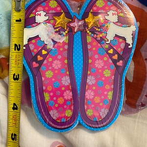 Vintage Lisa Frank Poodle Sandals Glitter Diecut Notepad - Etsy