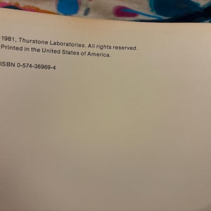 Retro 80s SRA Workbooks by Thelma Gwinnett Thurstone Learning to Think ...