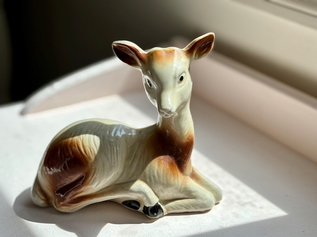 MCM Ceramic Deer Knick Knack Deer Tchotchke Woodland Creature - Etsy