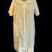 Katz Yellow 60s House Coat Nap Dress Robe Mumu Snaps Embroidered Peter ...