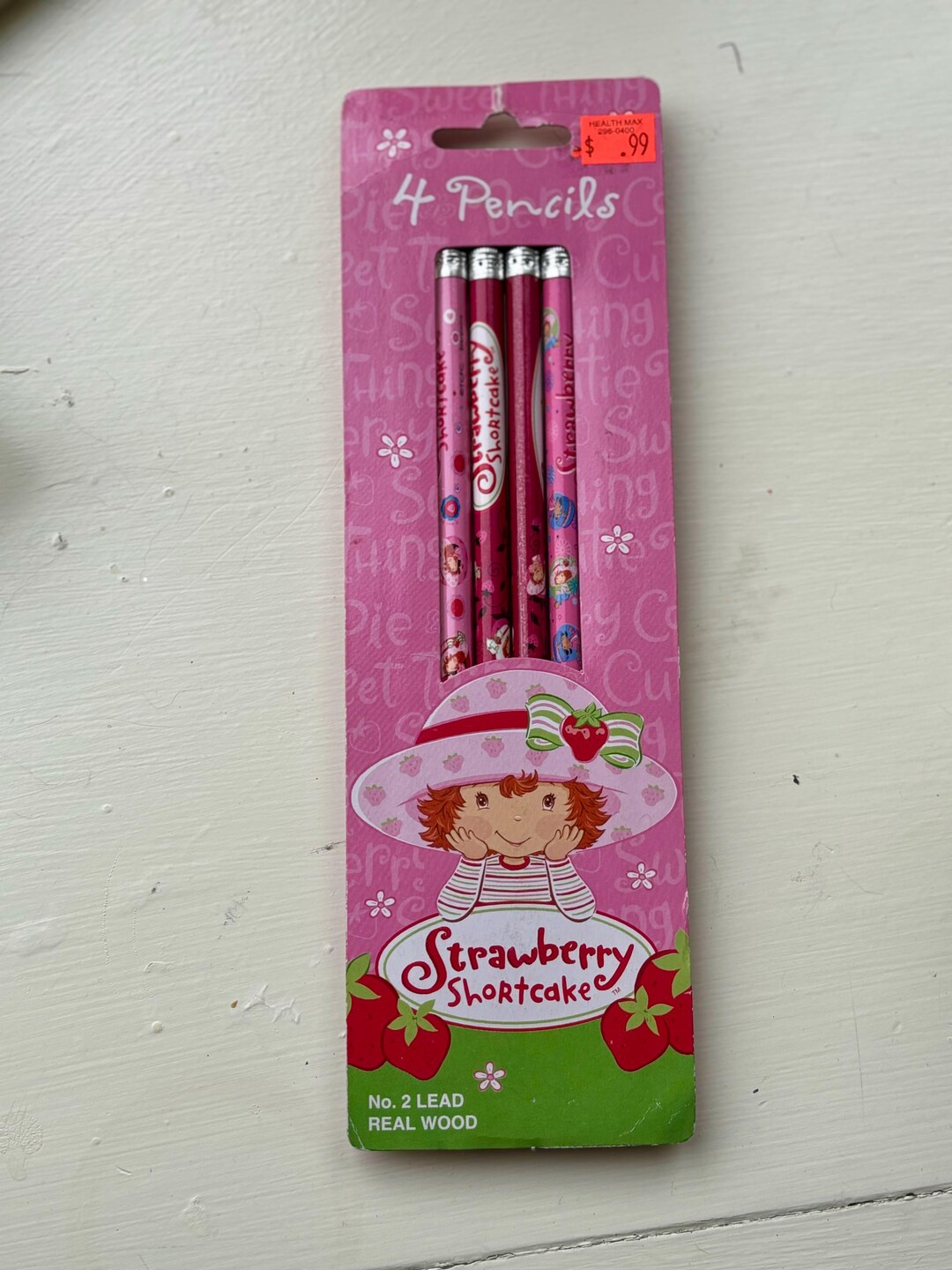 Vtg Strawberry Shortcake Pencils NIB 4 Pencils Starpoint Dic ...