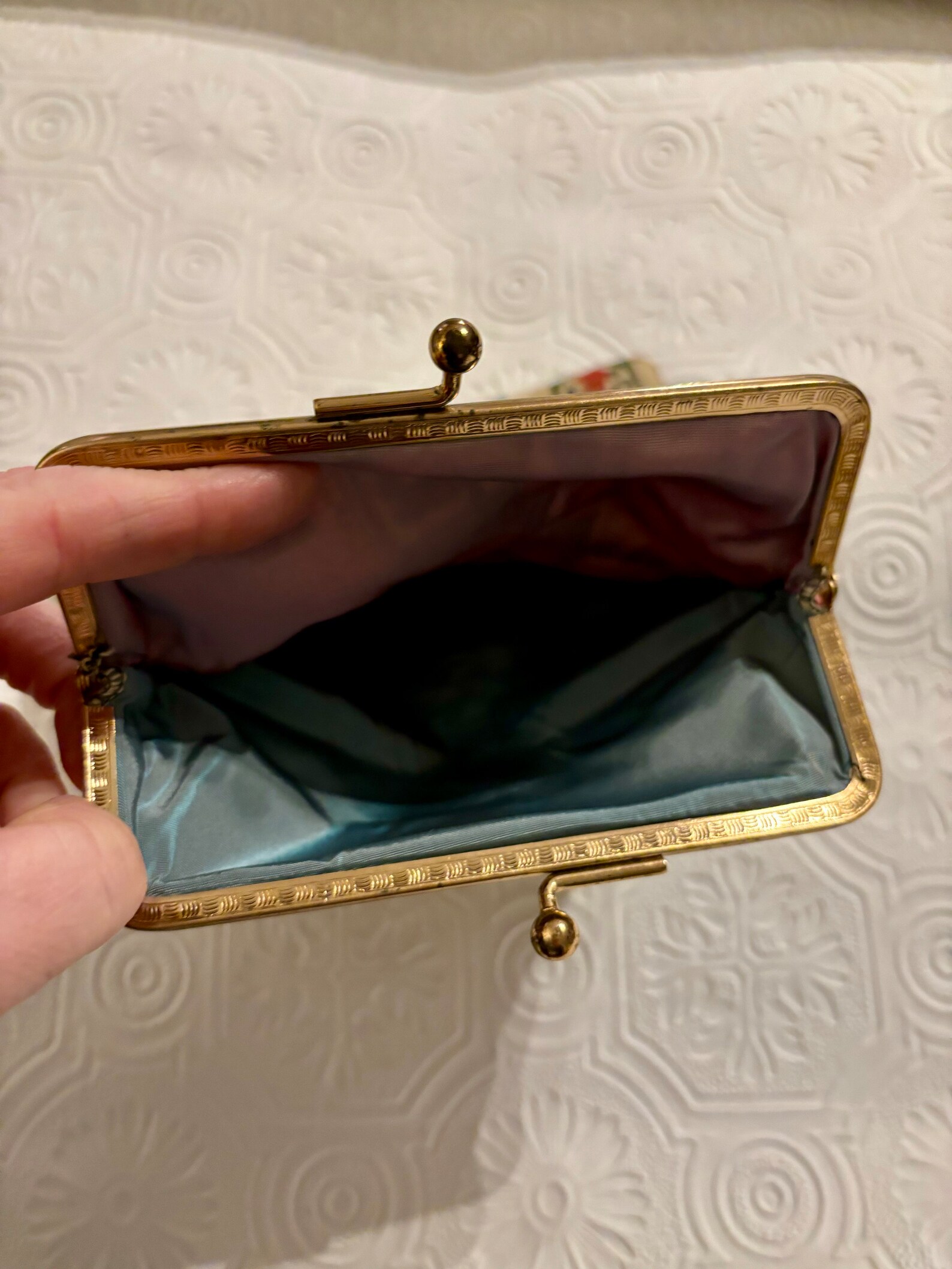 Vintage Art Deco Fold Over Clutch Coin Purse Kiss Lock - Etsy