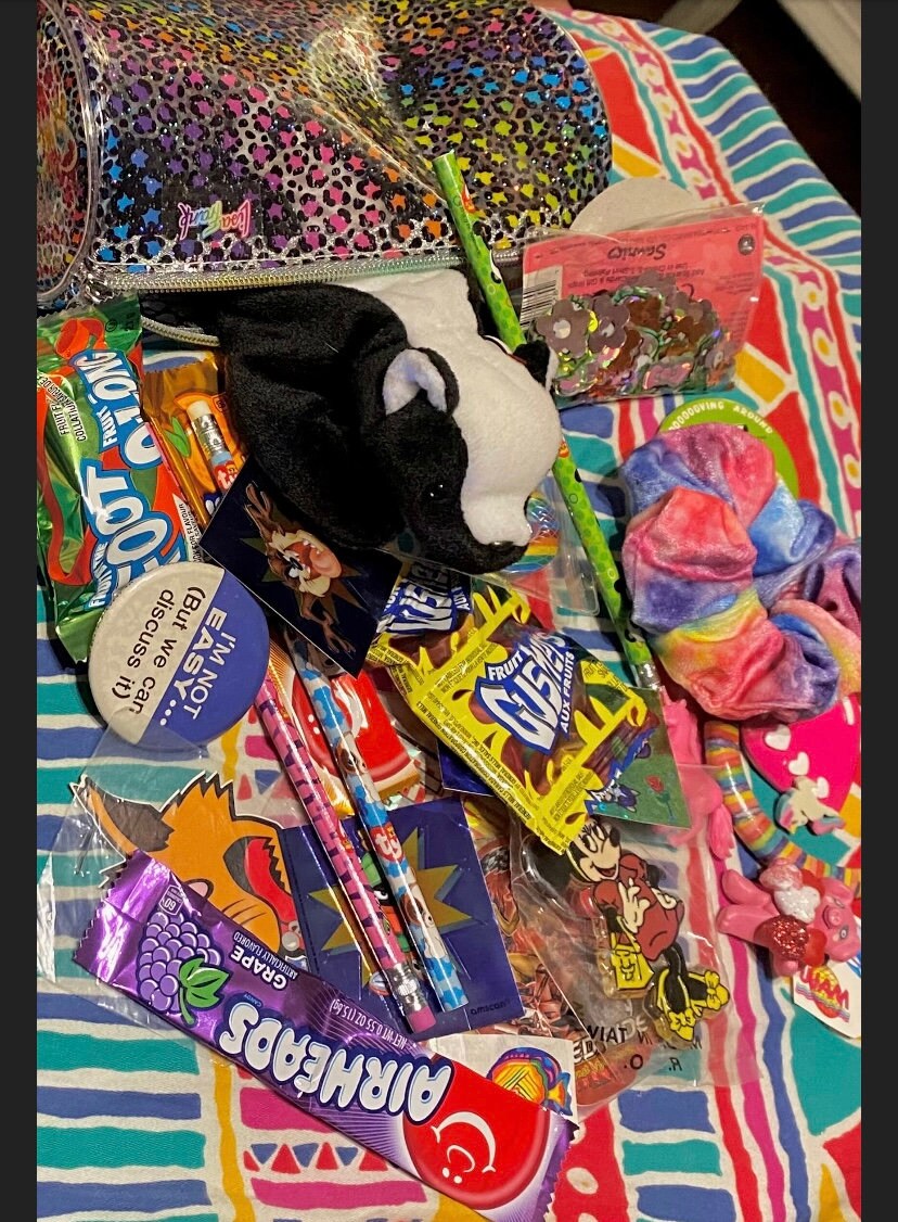 90s MYSTERY Makeup Bag 90s and 90s Inspired Stickers Candy - Etsy