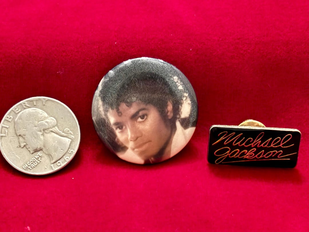 Retro Michael Jackson Enamel Pin Lot King of Pop Buttons Pins MJ - Etsy