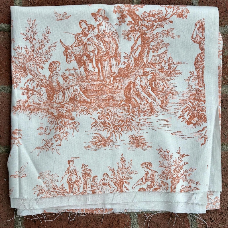Toile Fabric - Etsy