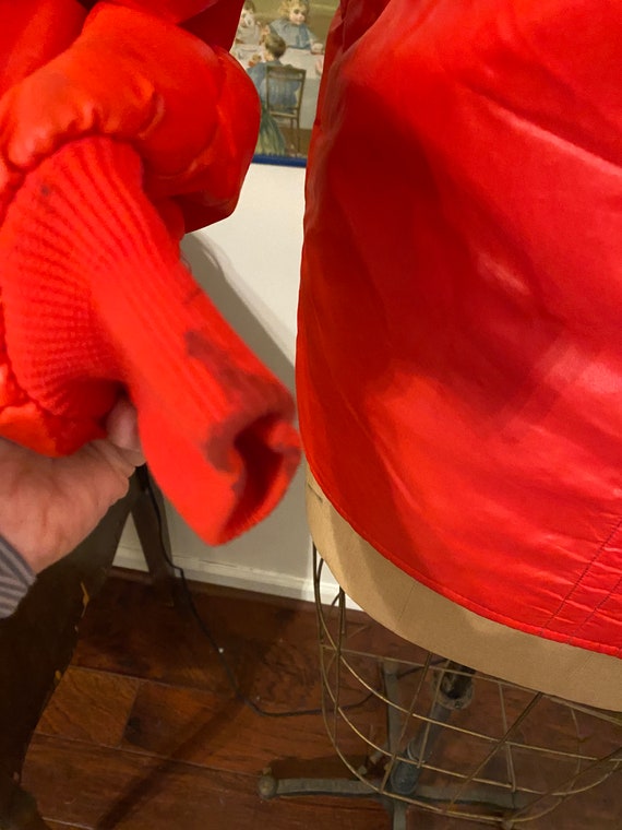 Retro 70s White Stag fire engine red puffer jacket su… - Gem