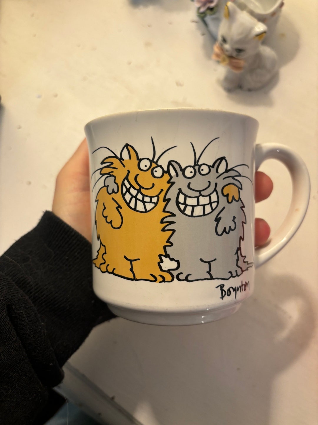Sandra Boynton Keep Smiling Cat Mug Cat Coffee Cup Vintage Boynton ...
