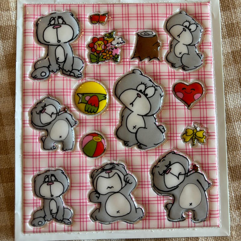 Puffy Stickers - Etsy