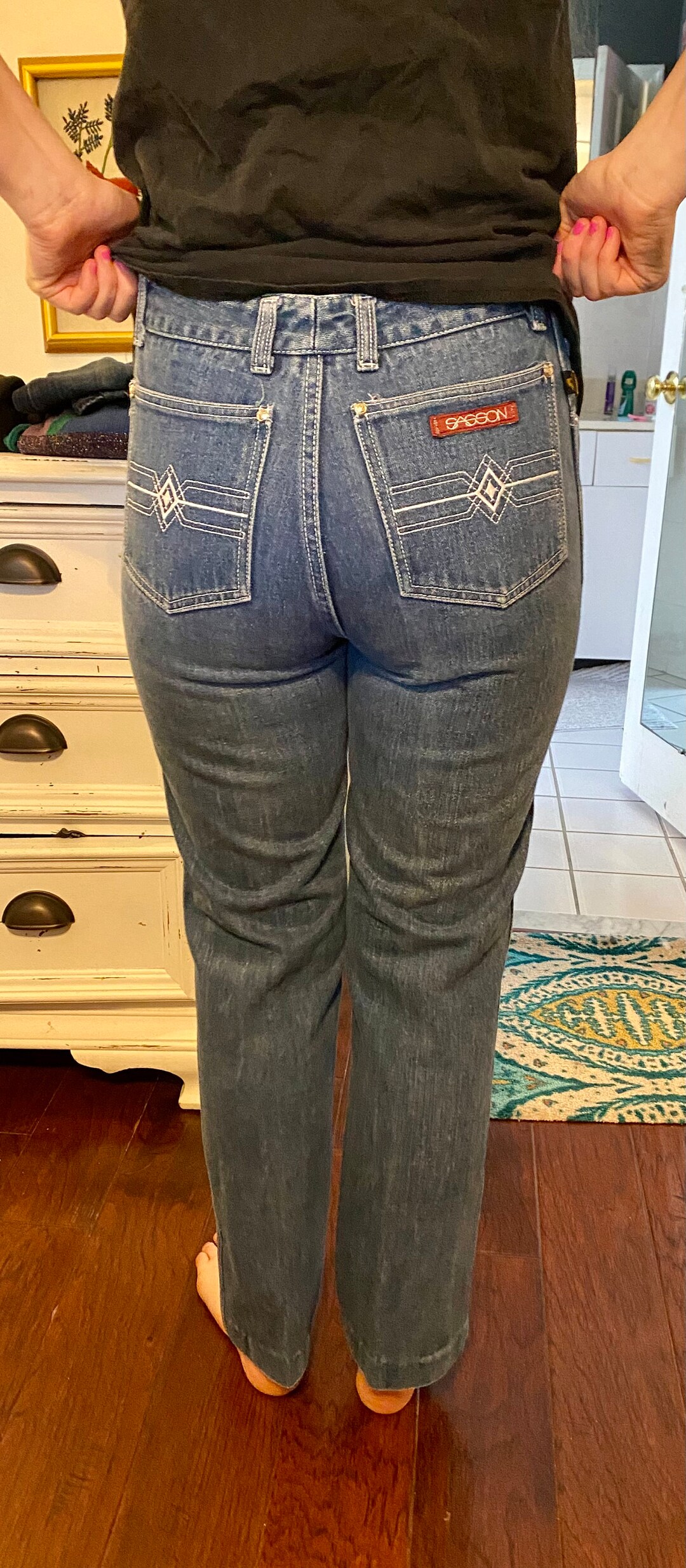 Vintage 80s Pleated Retro Sasson Mom Jeans High Waist Back to School ...