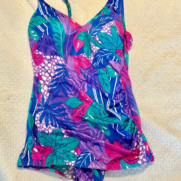 Vintage 80s Bathing Suit - Etsy
