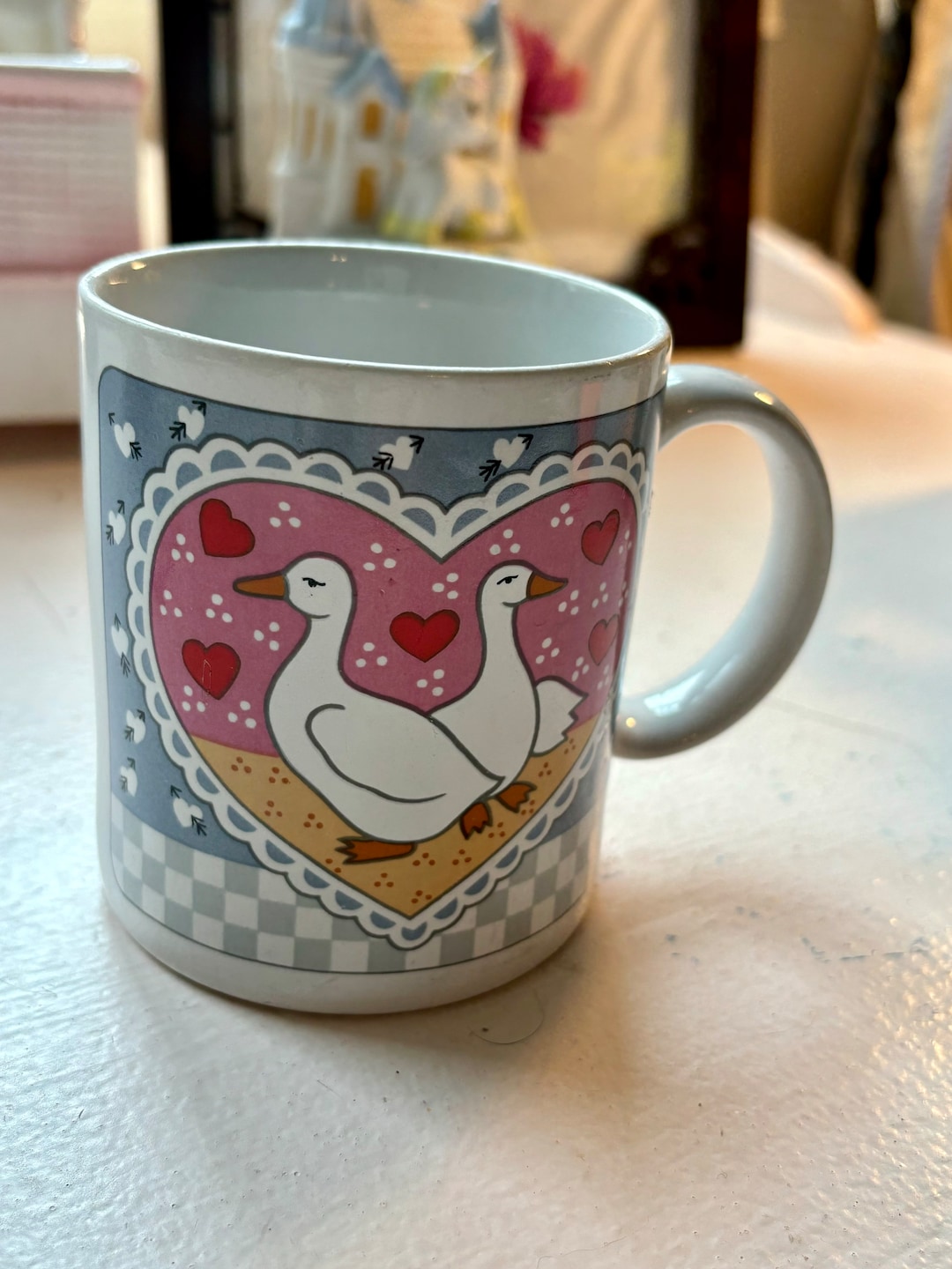 Vintage Duck Mug 80s 90s Goose Mug Cottagecore 80s Geese 80s Ducks in ...