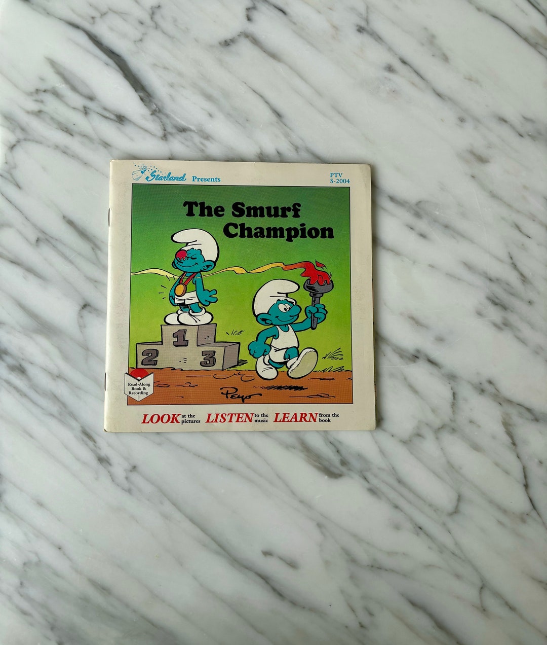 Retro Smurf Record the Smurf Champion Starland Presents Look Listen ...