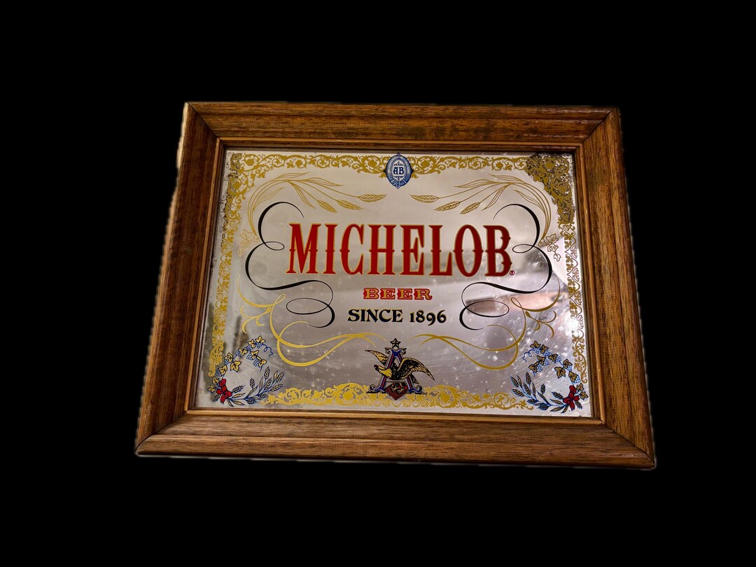 80s Michelob Beer Glass Sign Bar Sign Beer Sign Wall Hanging - Etsy