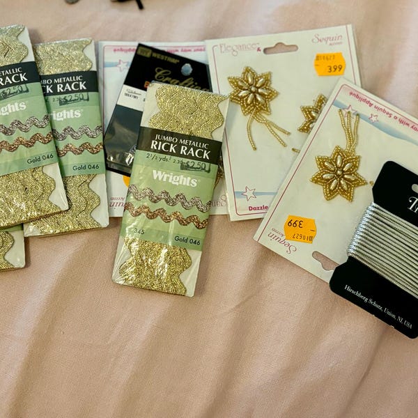 Gold Rick Rack - Etsy