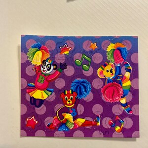 4 Lisa Frank 90s Sticker Mods Vintage Stickers LFI Cheer Bears Bumble ...