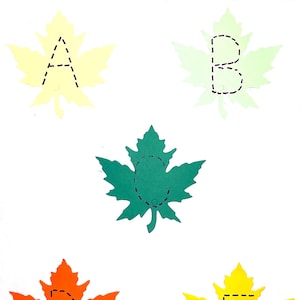 Fall Pre-writing Worksheet, Tracing Practice, Letter Tracing, Alphabet ...