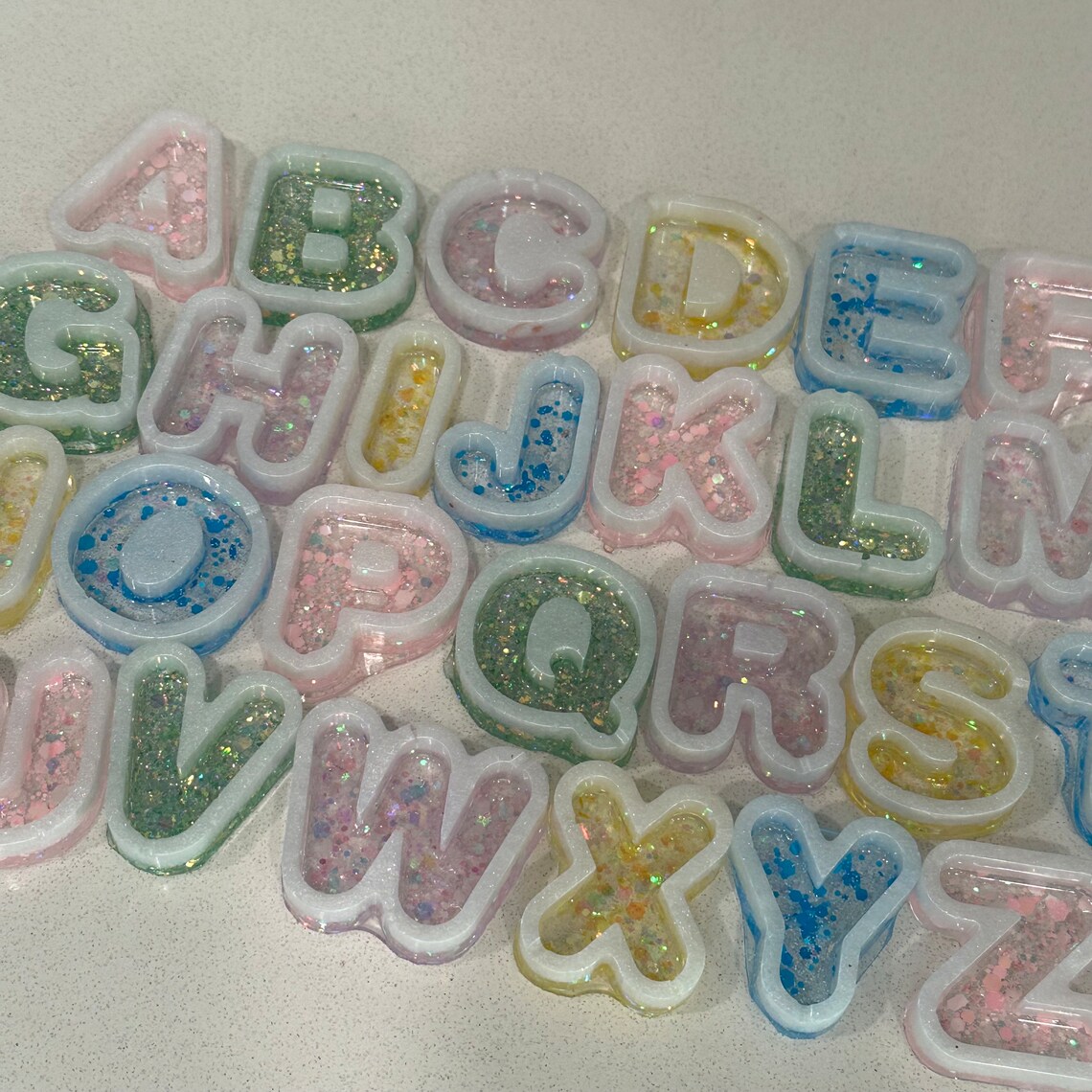 Bubble Letter Trays, Resin, Easter, Spring, Alphabet, School, Teachers ...