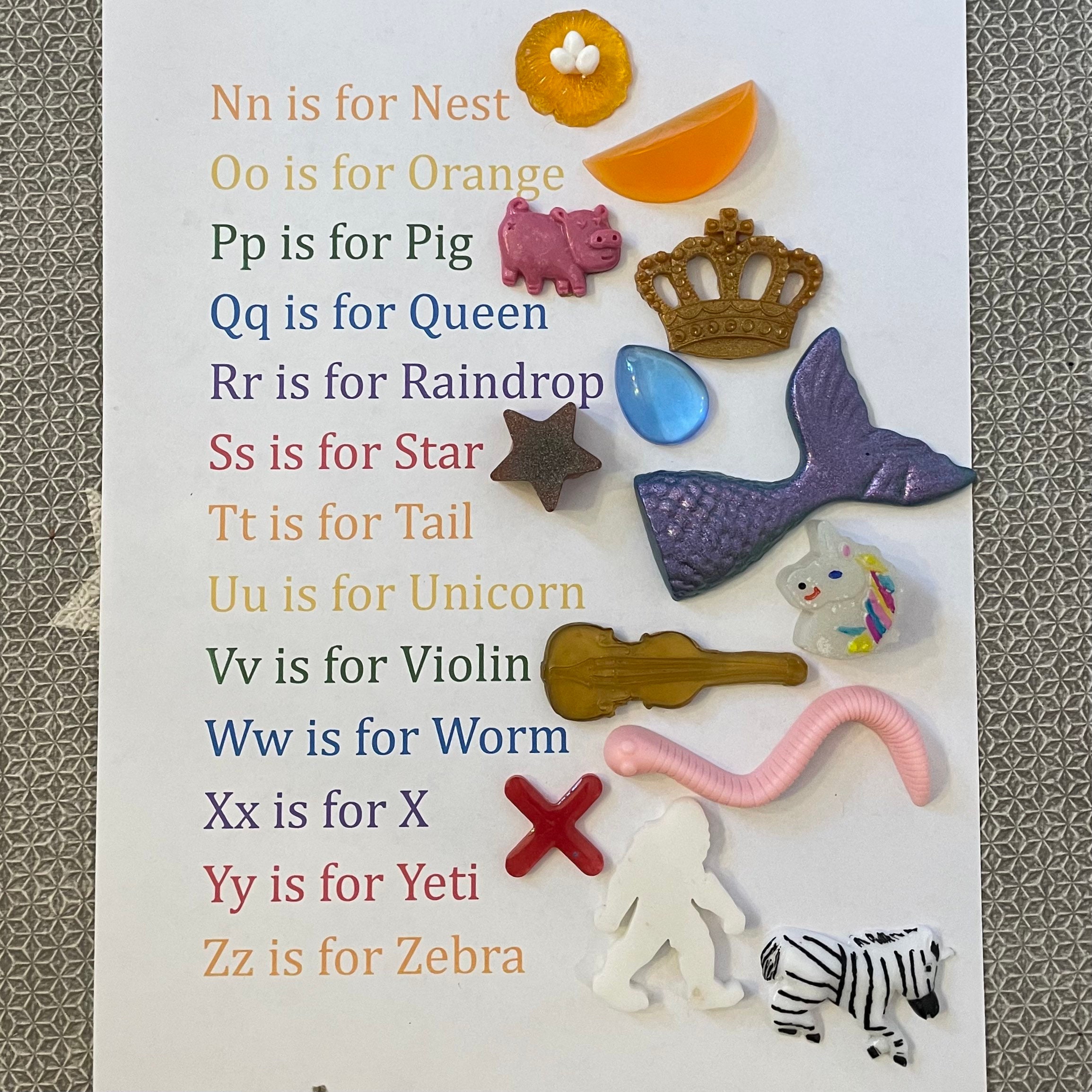 Phonics Grab Bag, Alphabet Mystery Bag, Resin, Learning Through Play ...